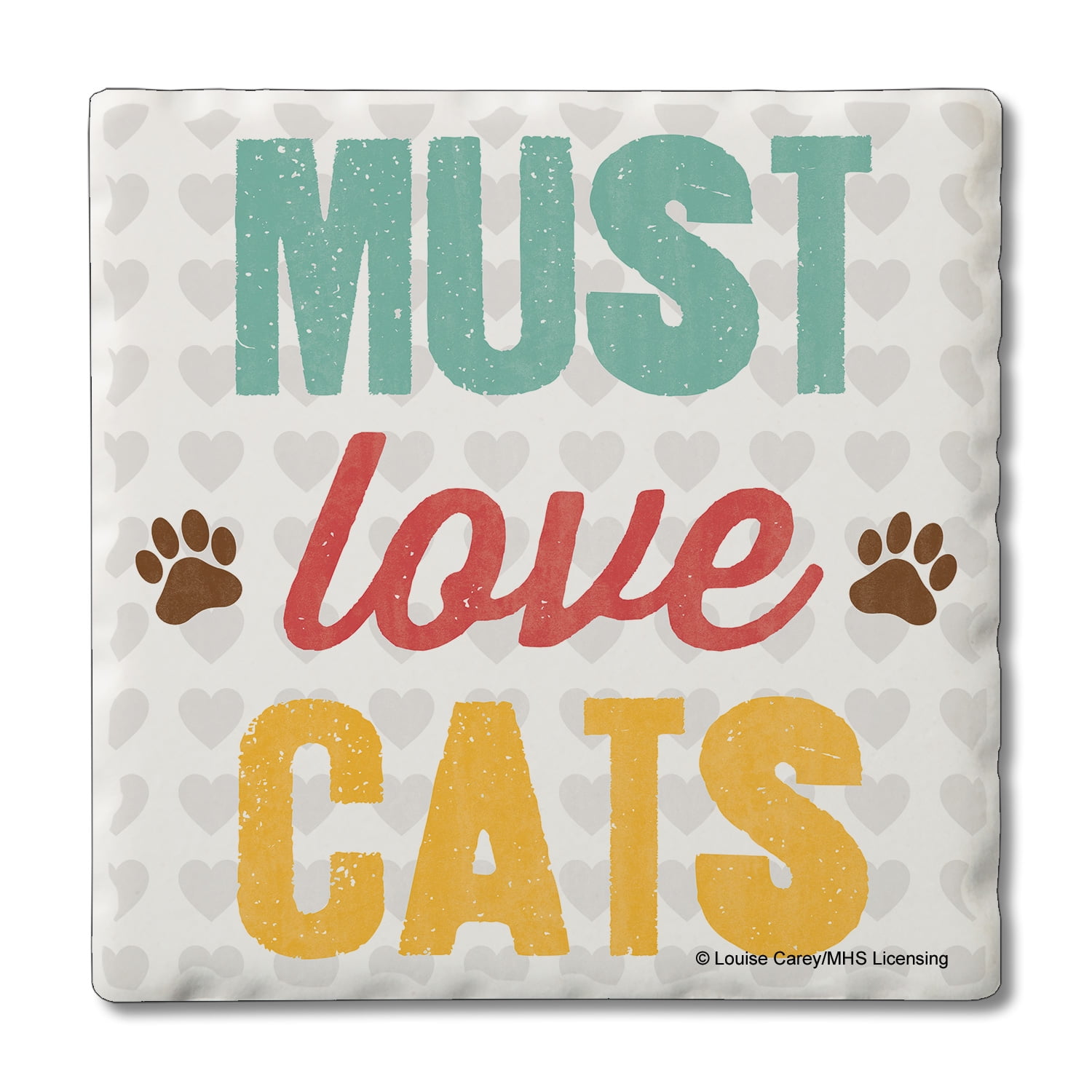 Thirstystone "Love Cats" Single Tumbled Tile Coaster - Walmart.com