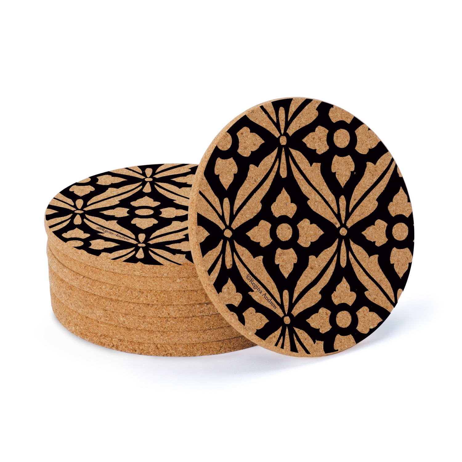 Thirstystone "Museum Ebony" 8-Pack Thick Cork Coasters - Walmart.com