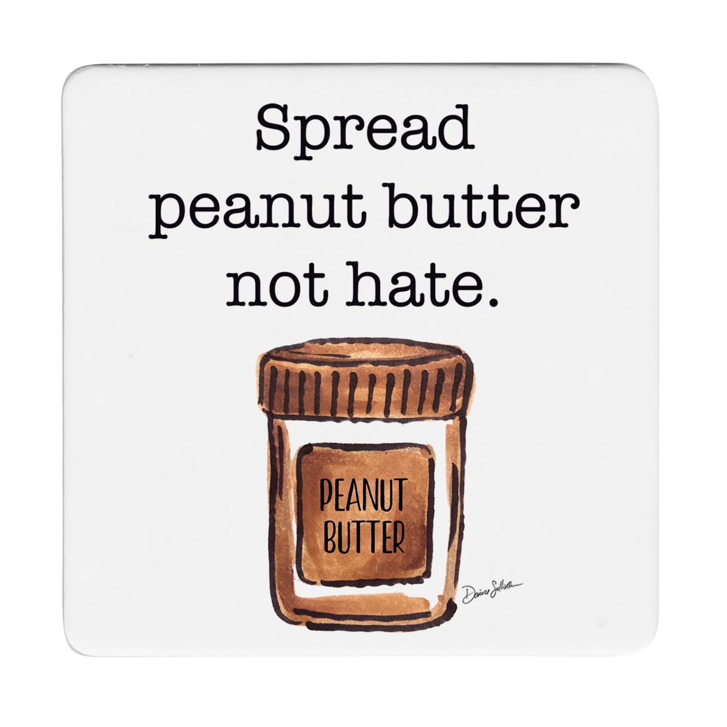 Thirstystone "Peanut Butter" 12-Pack Cork Back Paper Bar Coasters ...