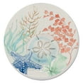 Thirstystone "Seaside Sea Life" 4Pack Round Absorbent Stone Coasters ...
