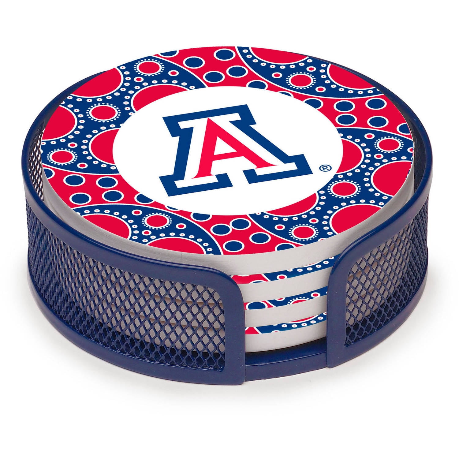 Thirstystone Absorbent Stoneware Drink Coaster Set with Holder ...