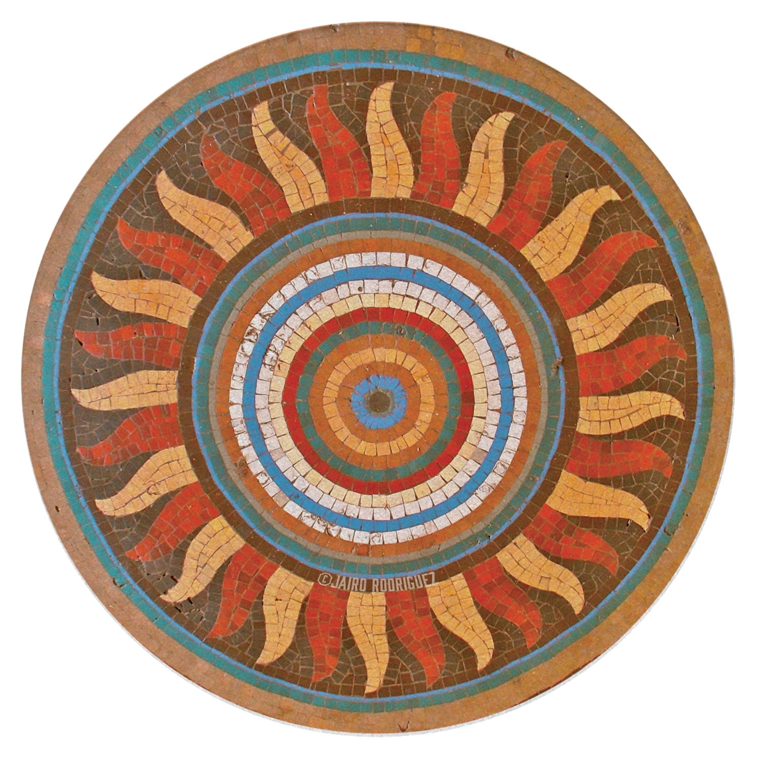 Thirstystone "Sunfire" Single Round Natural Sandstone Coaster - Walmart.com
