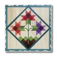 Thirstystone "Tulip Trio" Quilt Design Single Tumbled Tile Coaster ...