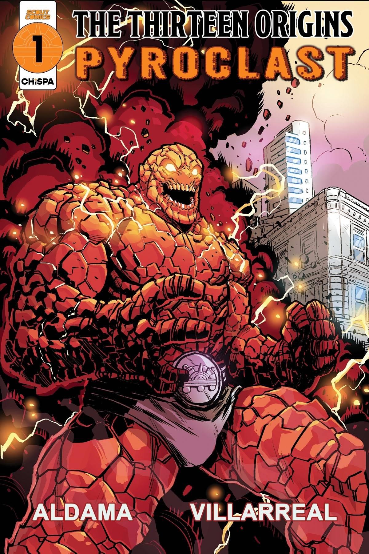 Thirteen Origins Pyroclast #1 Cvr A Guillermo Villarreal Scout Comics- Chispa Comic Book ...