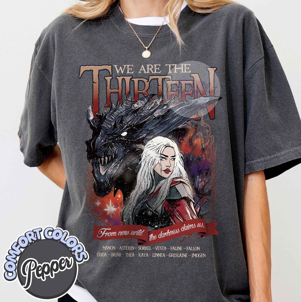 The Thirteen Throne of Glass Comfort Color Shirt, From Now Until the ...