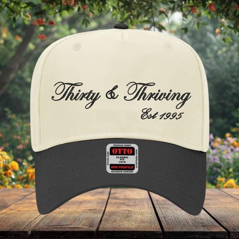 Thirty & Thriving Hat, Est 1995 Birthday Gift,Funny 30th Birthday ...