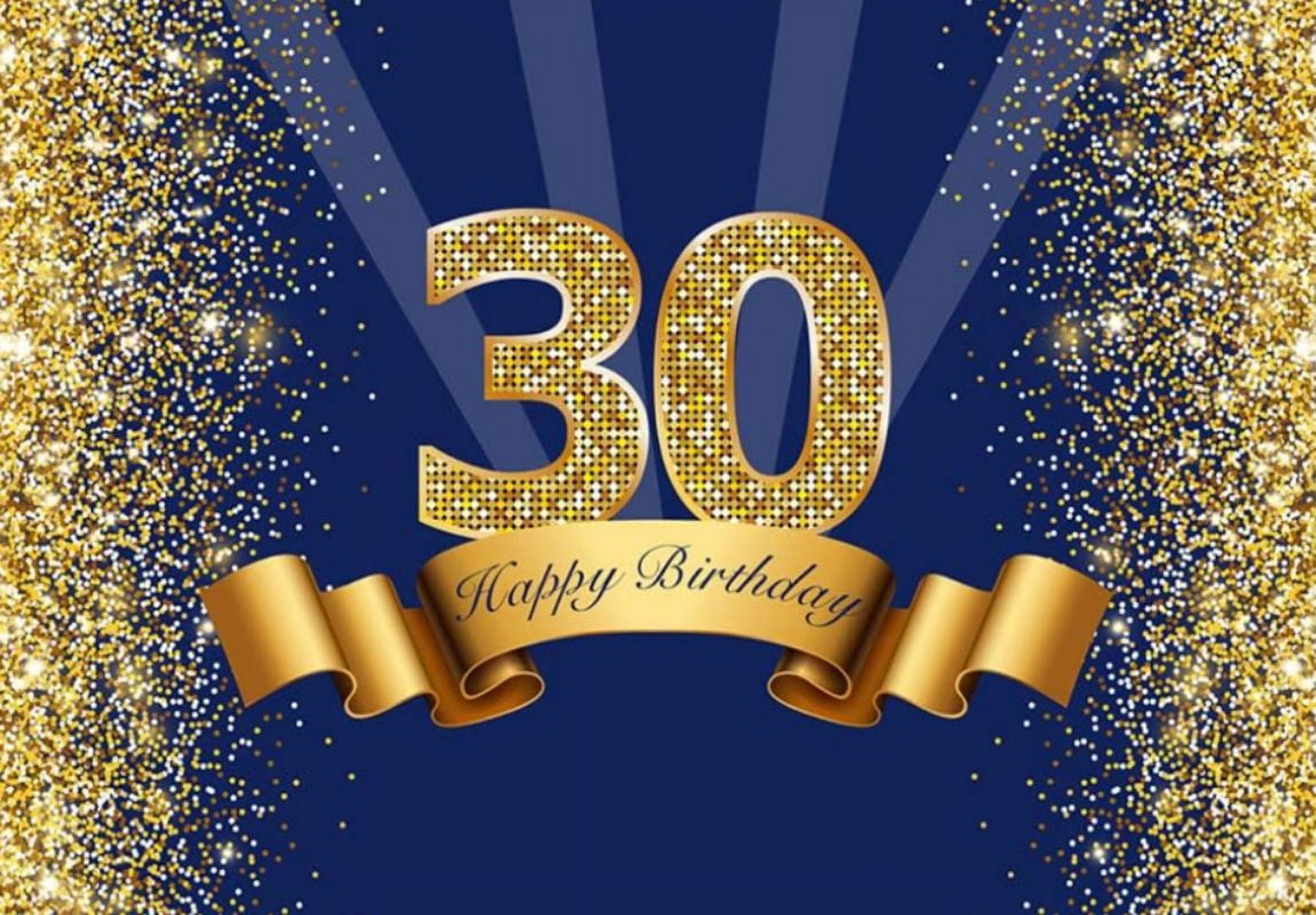 Thirty to Me Backdrop Rose Gold Glitter Happy 30th Birthday Photography ...