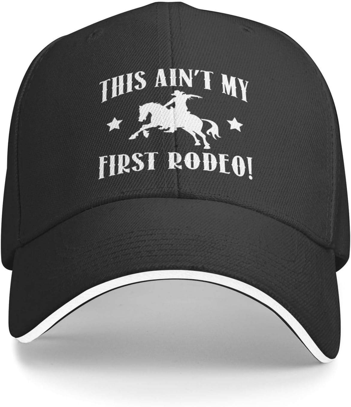 This Actually is My First Rodeo Trucker Hat Baseball Cap Funny Outdoor ...