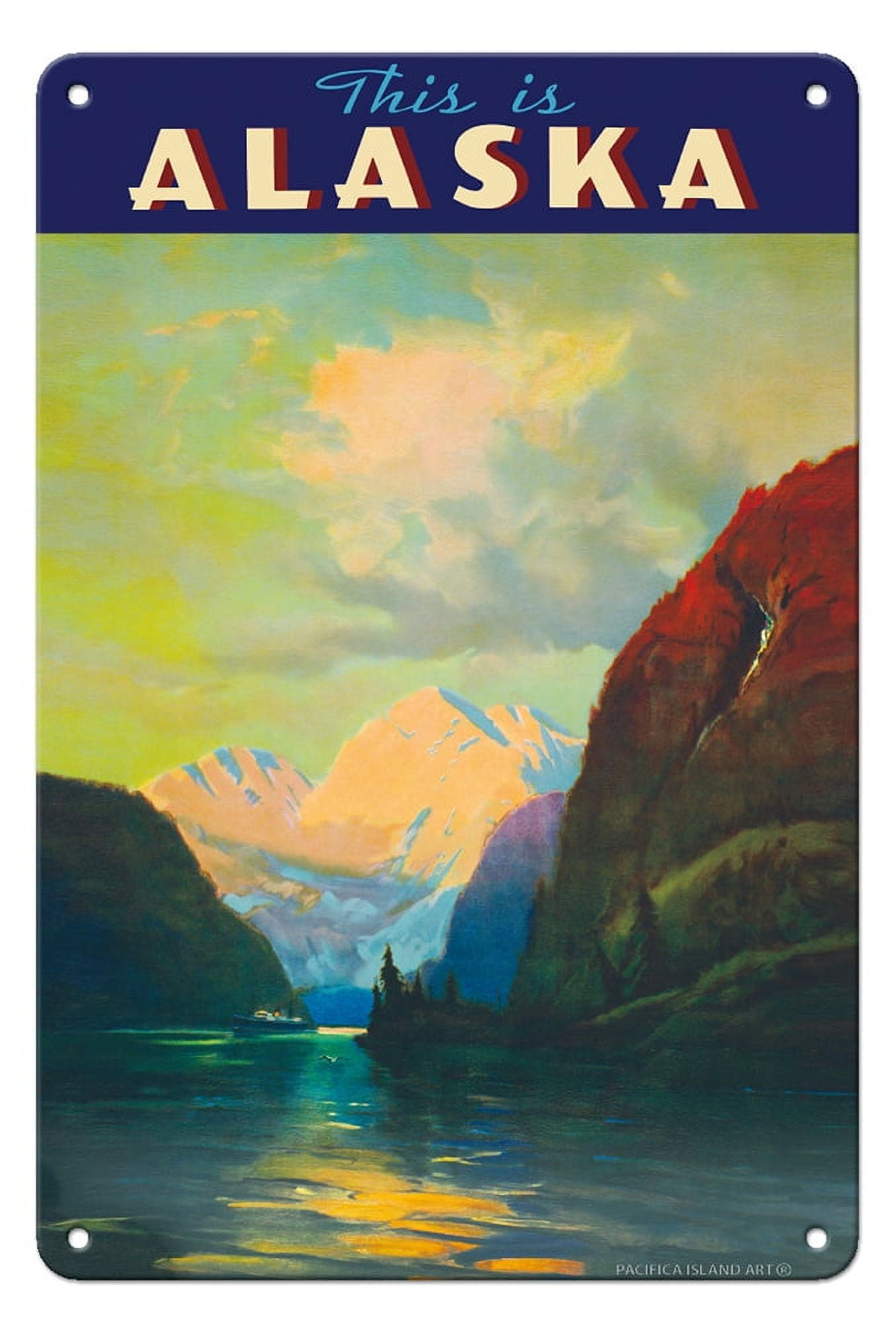 This is Alaska - The Alaska Line - Alaska Steamship Company - Vintage ...