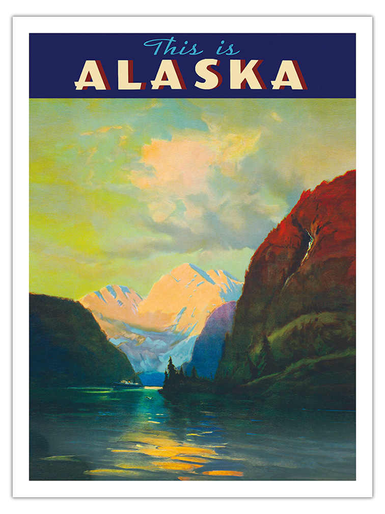 This is Alaska - The Alaska Line - Alaska Steamship Company - Vintage ...