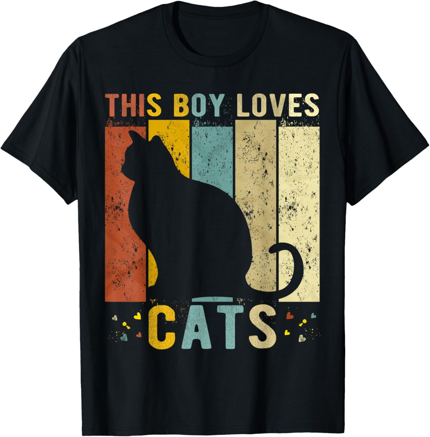 This Boy Loves Cats Boys Cat T-Shirt - Walmart.com