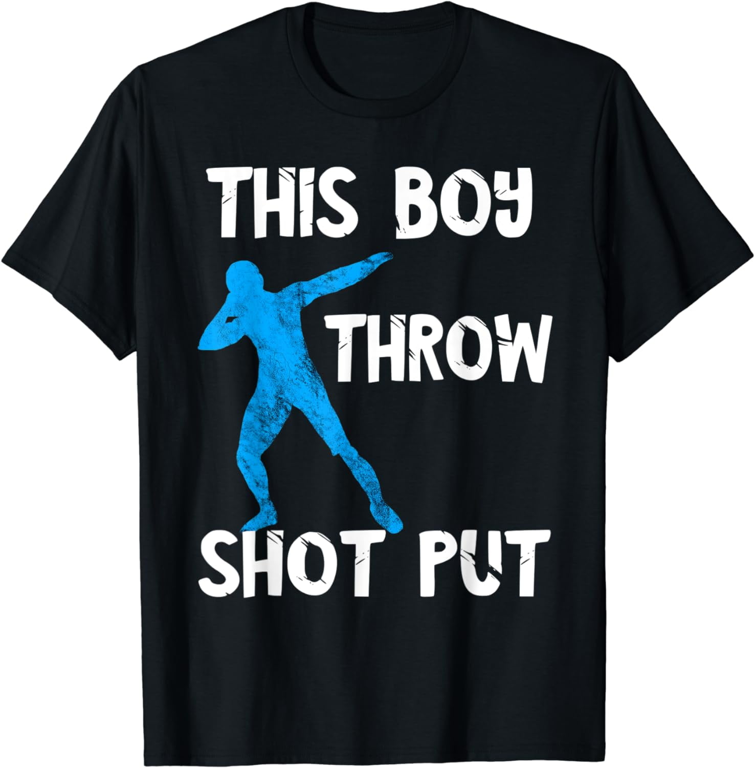 This Boy Throw Shot Put Thrower Track And Field Throwing T-Shirt ...