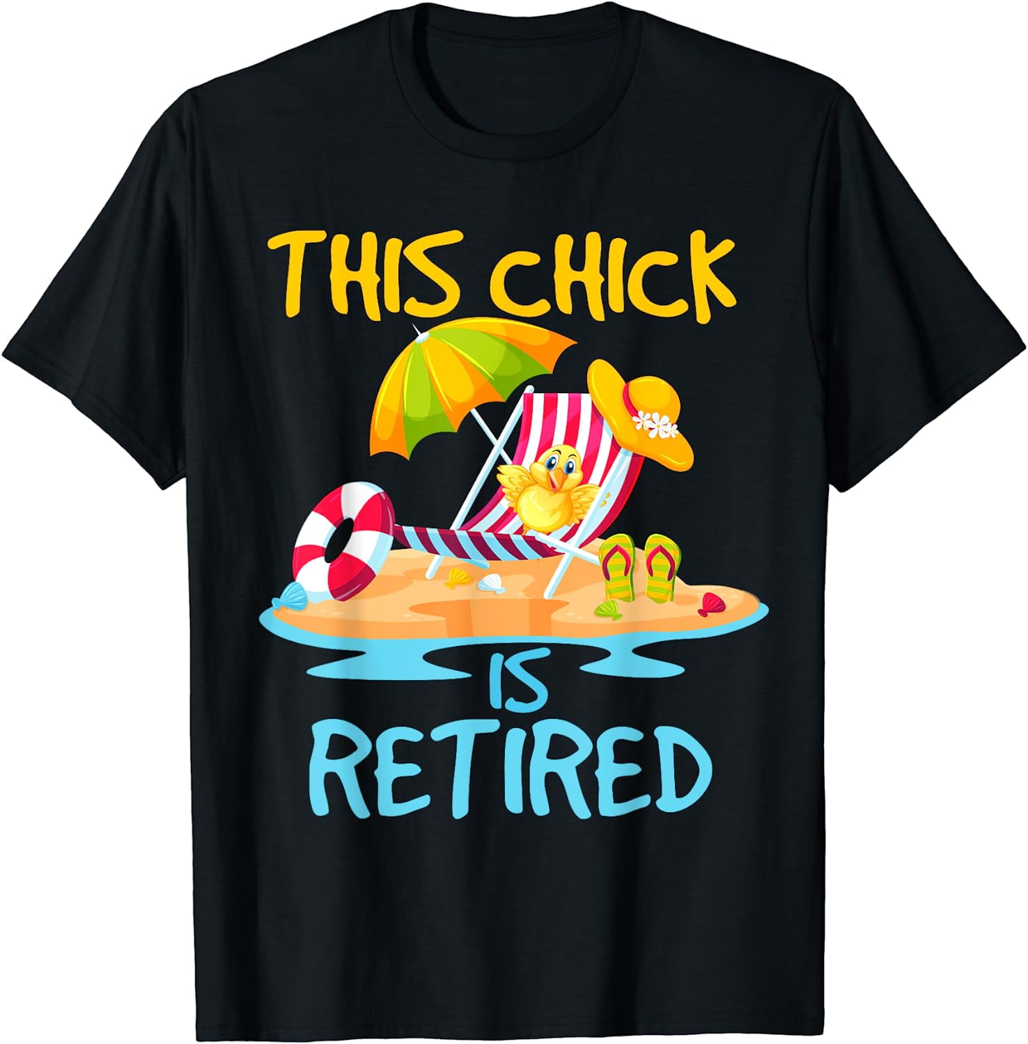 This Chick is retired Women Retirement T-Shirt Black 2X-Large - Walmart.com
