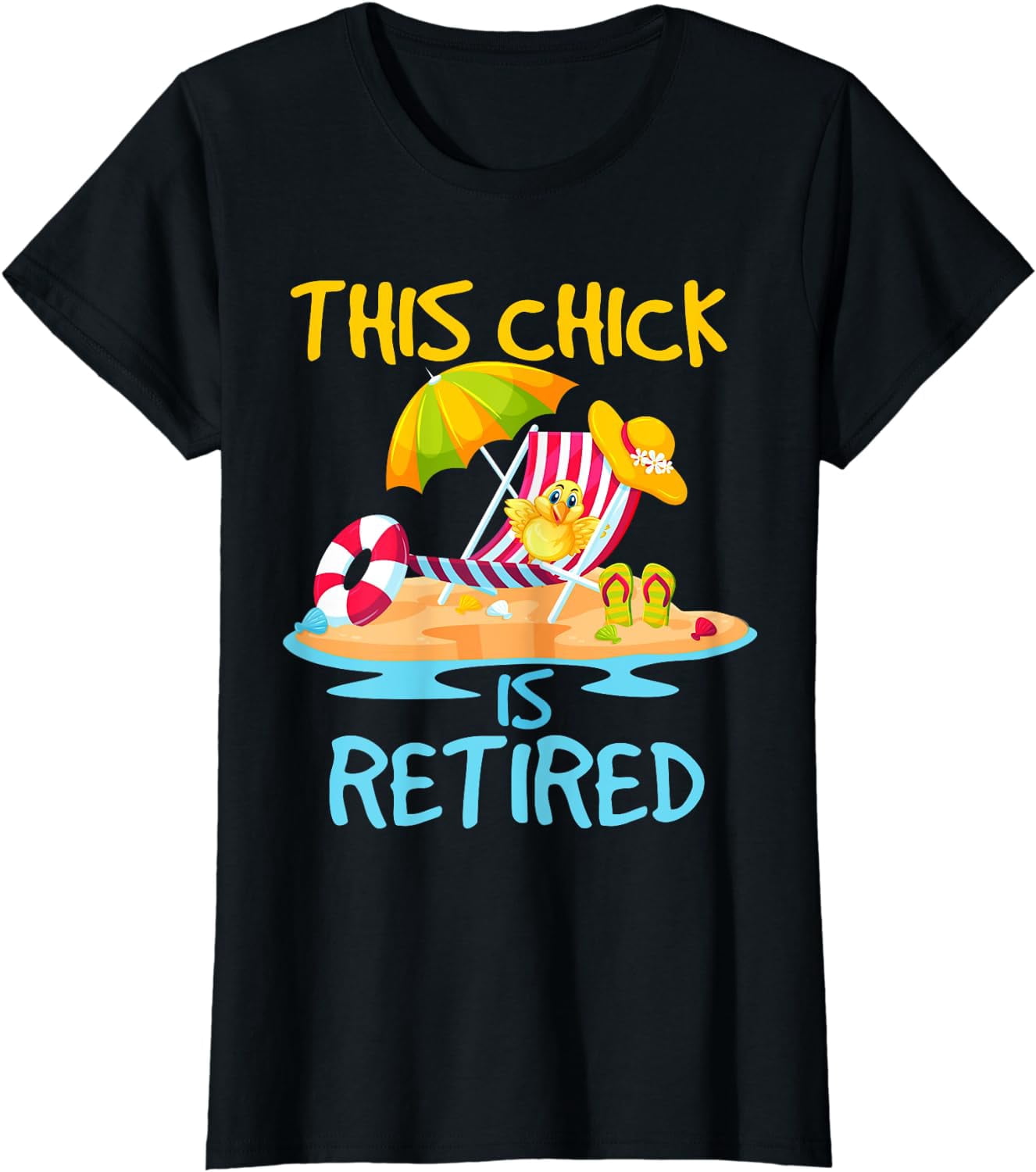 This Chick is retired Women Retirement T-Shirt-XL - Walmart.com