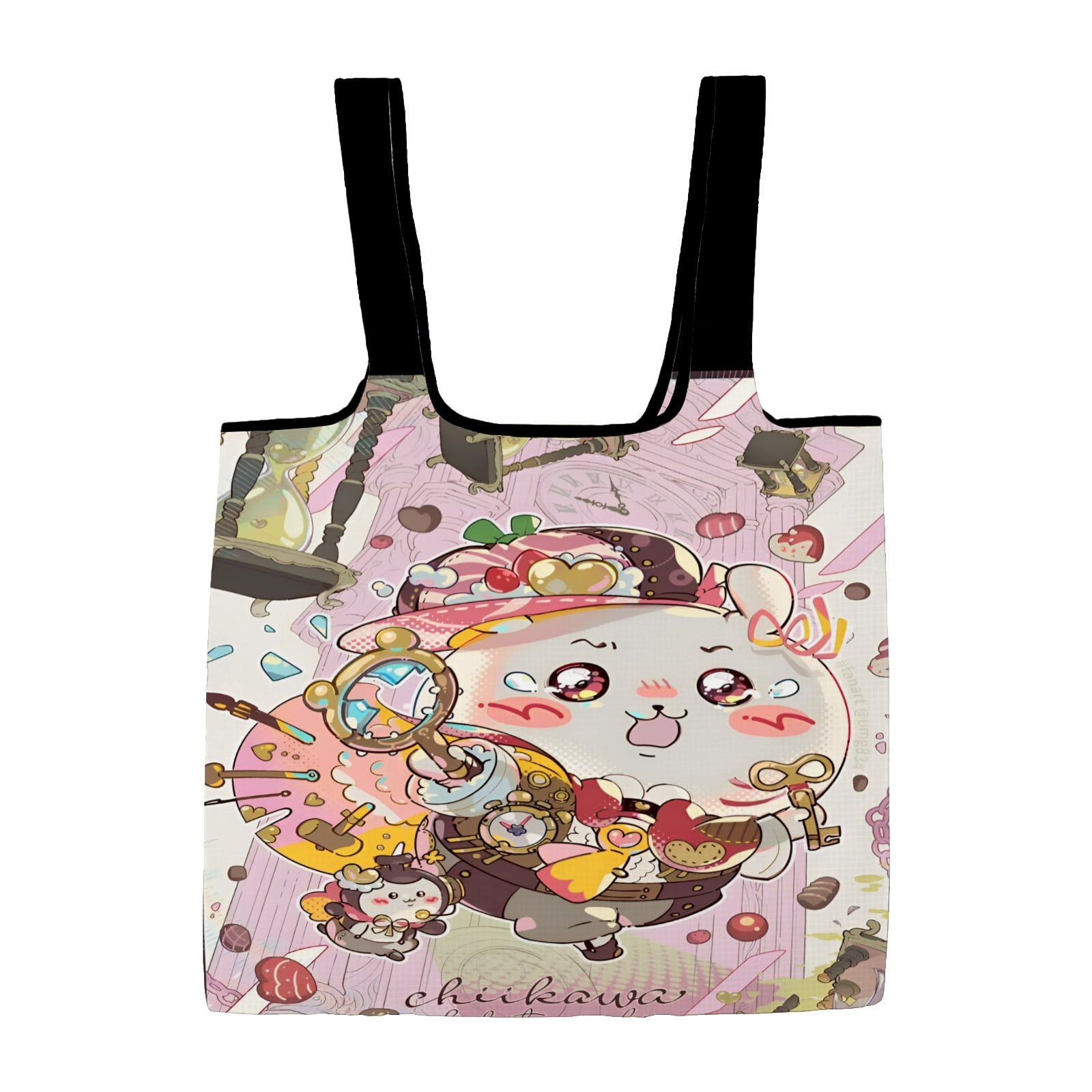 This Chiikawa foldable bag is made from high-quality materials, compact ...