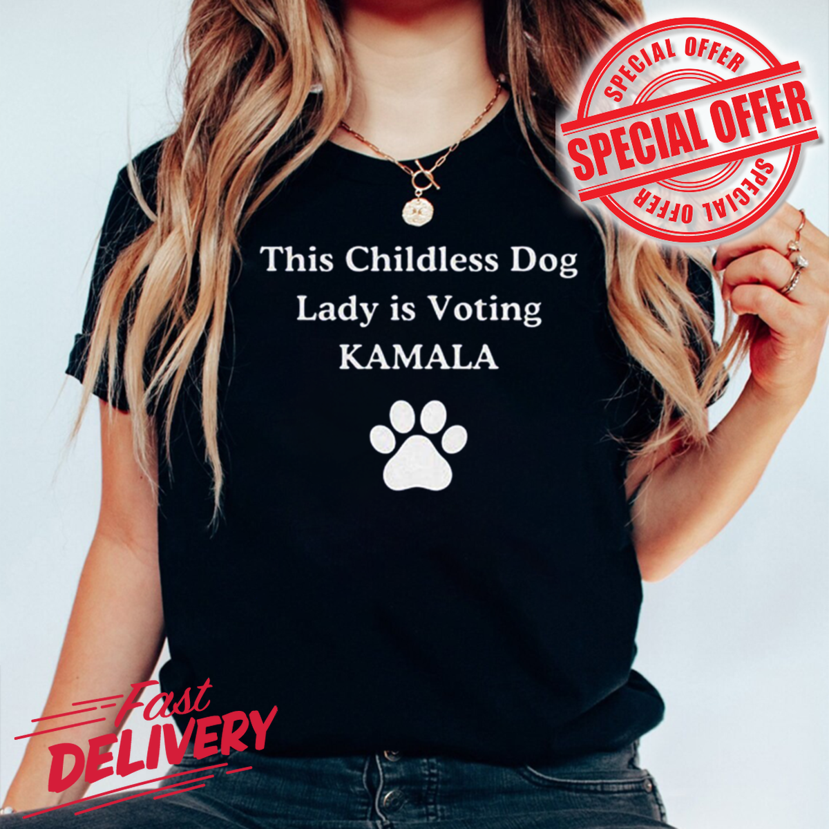 This Childless Dog Lady is Voting Kamal T-shirt Madam President Kamala ...
