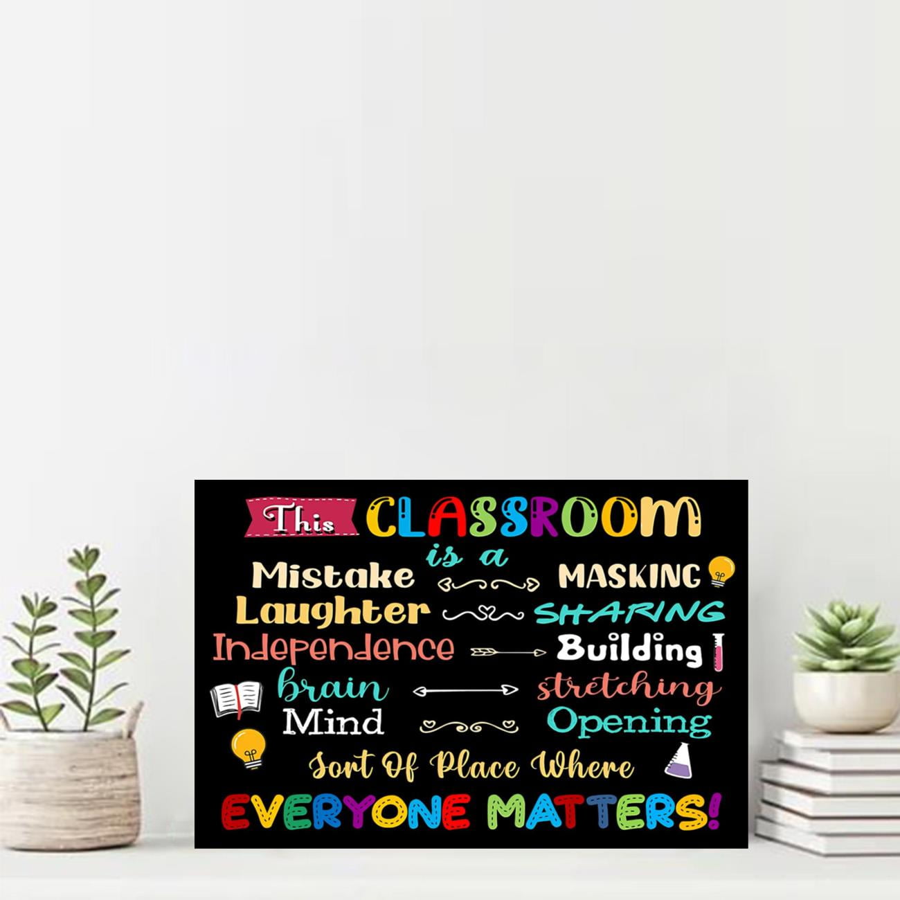 This Classroom Is A Everyone Matters Poster 16 x 24 Inch Poster ...