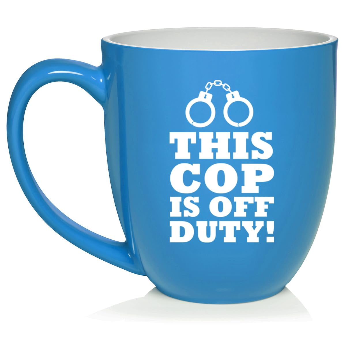 This Cop Is Off Duty Police Sheriff Trooper Retirement Gift Ceramic ...