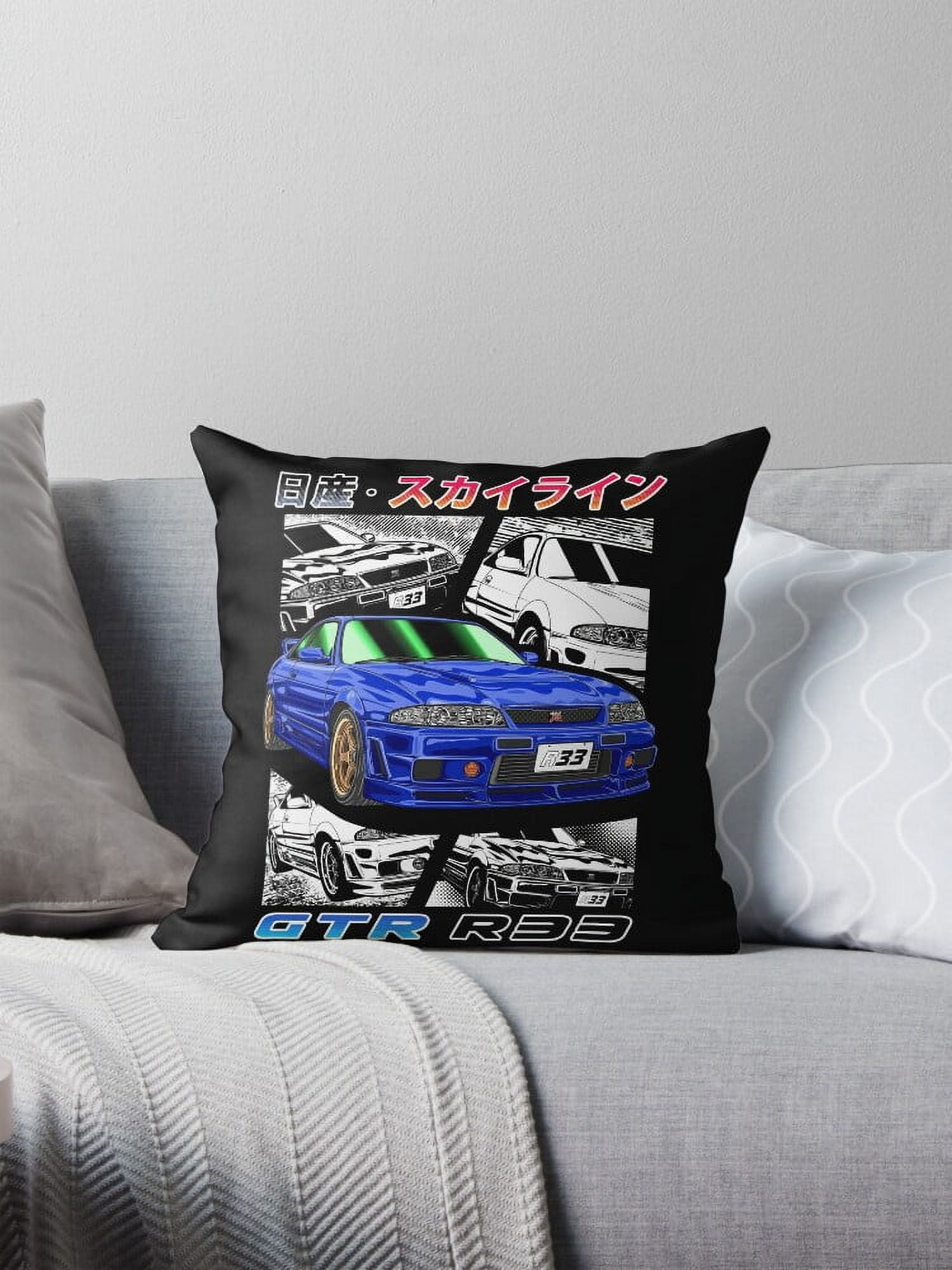 This Design Inspired by the JDM Car Legend Blue Nissan Skyline GT-R R33 ...