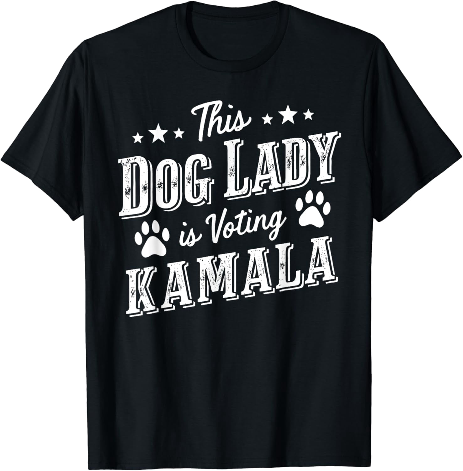 This Dog Lady is Voting Kamala Dog Mom President Harris 2024 T-Shirt ...
