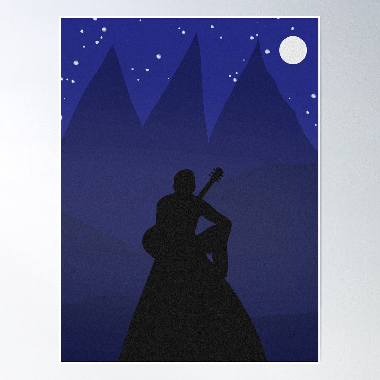 This Empty Northern Hemisphere Poster Wall Art, Modern Wall Decor ...