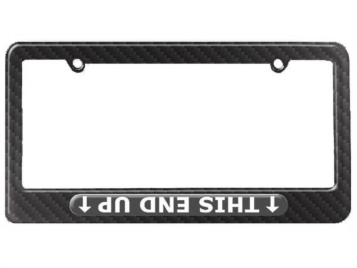 This End Up - Off Road Truck Jeep License Plate Frame - Walmart.com