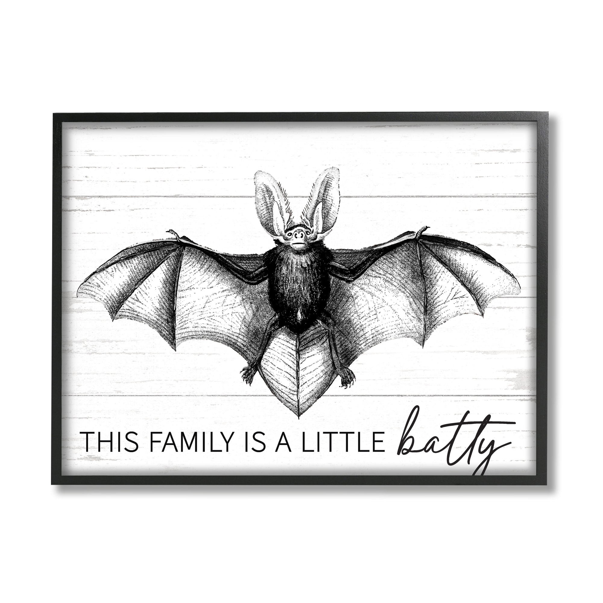 This Family Is Batty Witty Saying Detailed Bat Animals & Insects ...