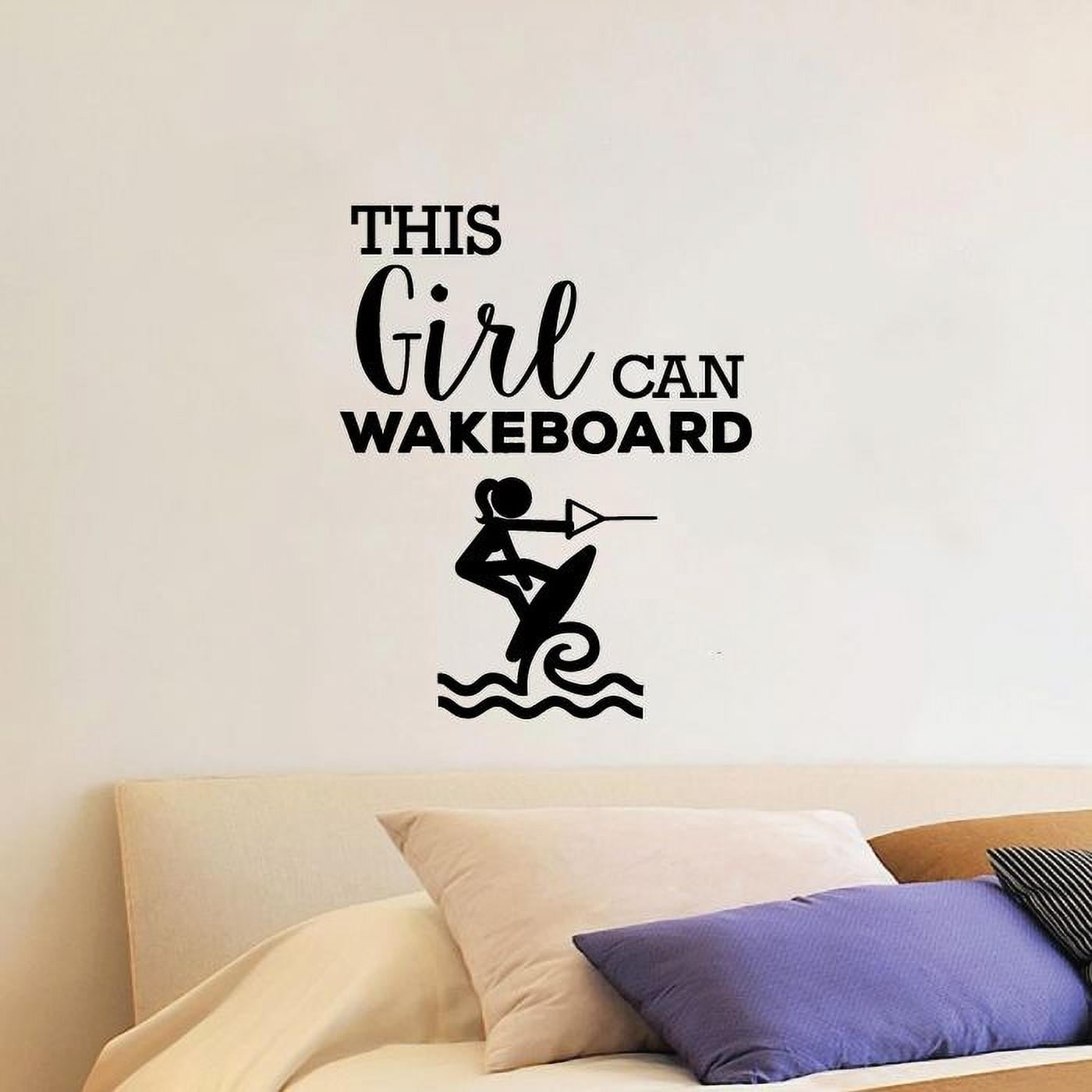 This Girl Can Wakeboard Wakeboarding Quote Wake Boarding Water Quotes ...