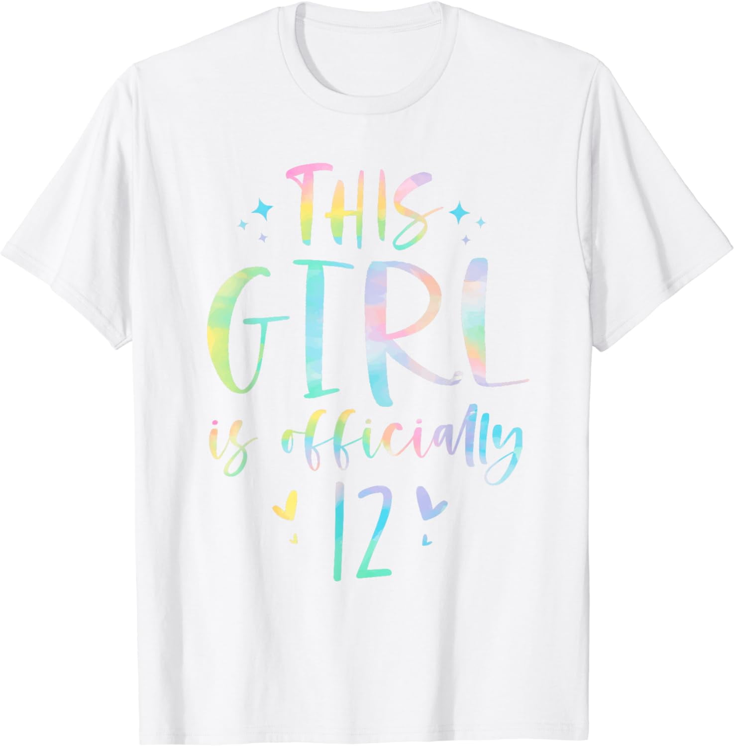This Girl Is Officially 12 Twelve Year Old 12th Birthday T-Shirt ...