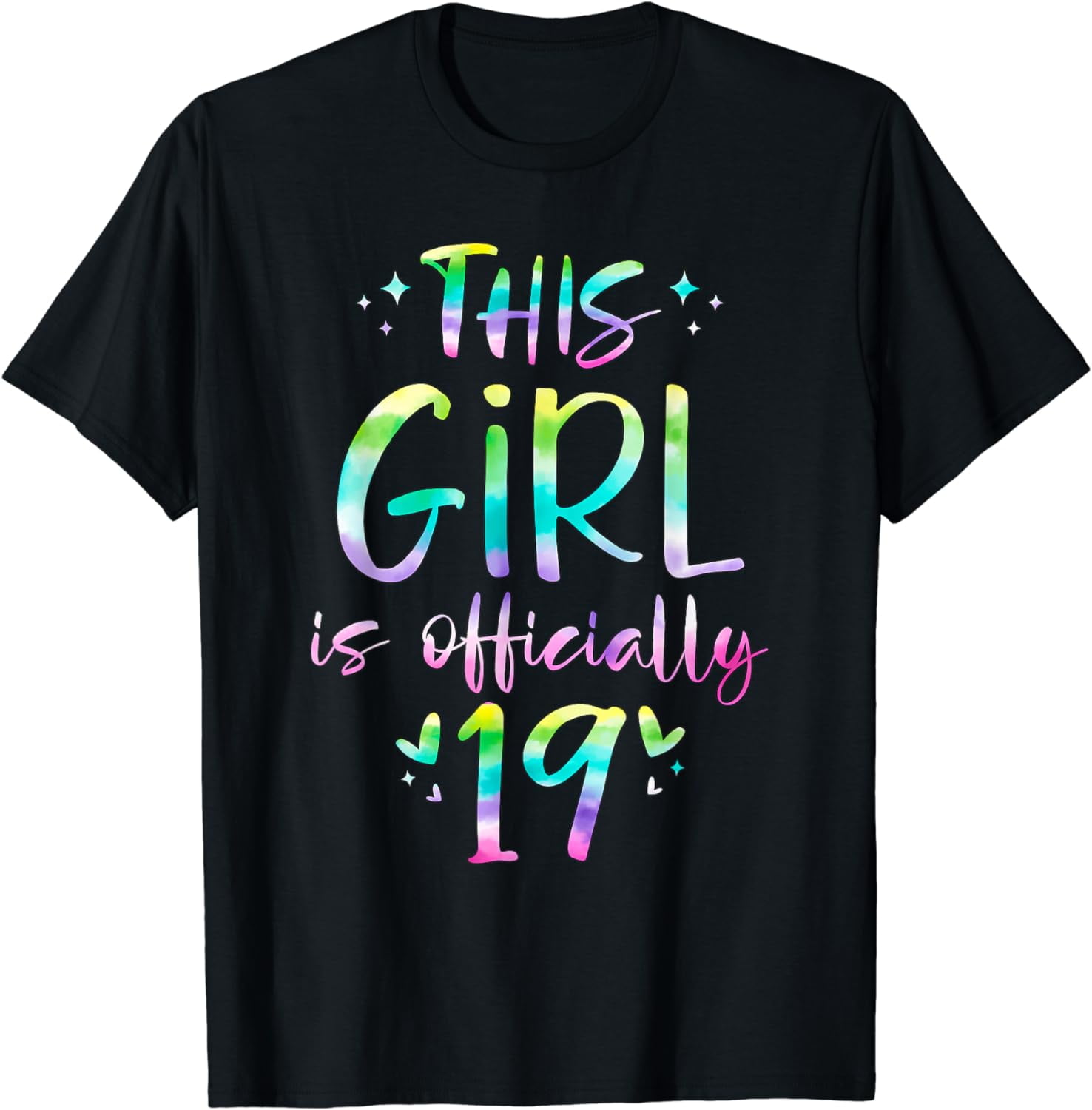 This Girl Is Officially 19 Nineteen Years Old 19th Birthday T-Shirt ...