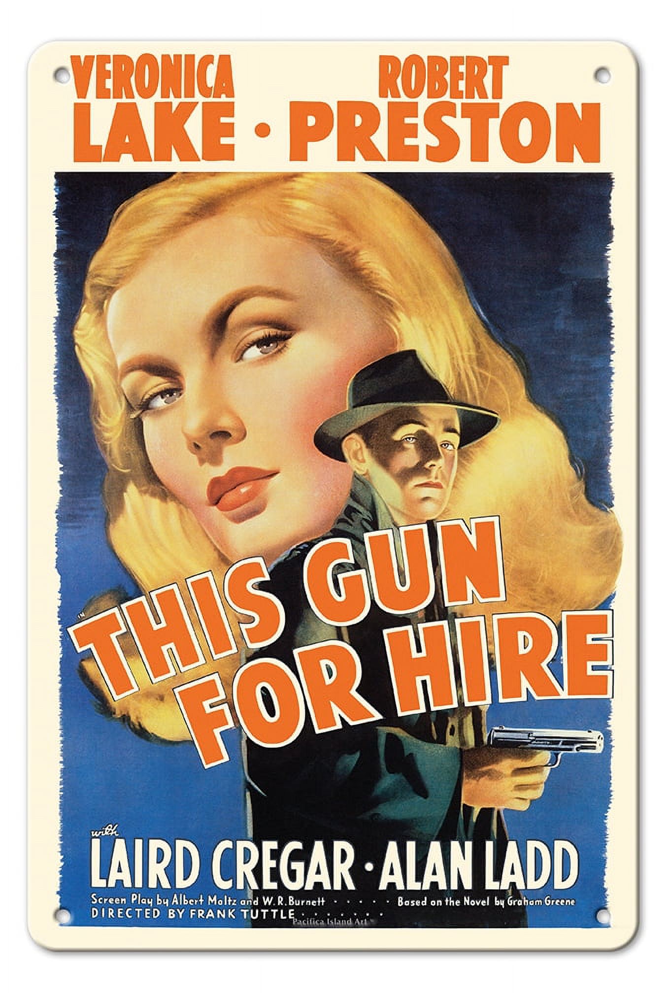 This Gun For Hire - Staring Veronica Lake and Robert Preston - Vintage ...