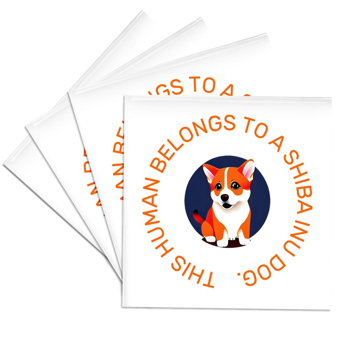 3drose, This Human Belongs to a Shiba Inu Dog Text and a Dog Portrait ...