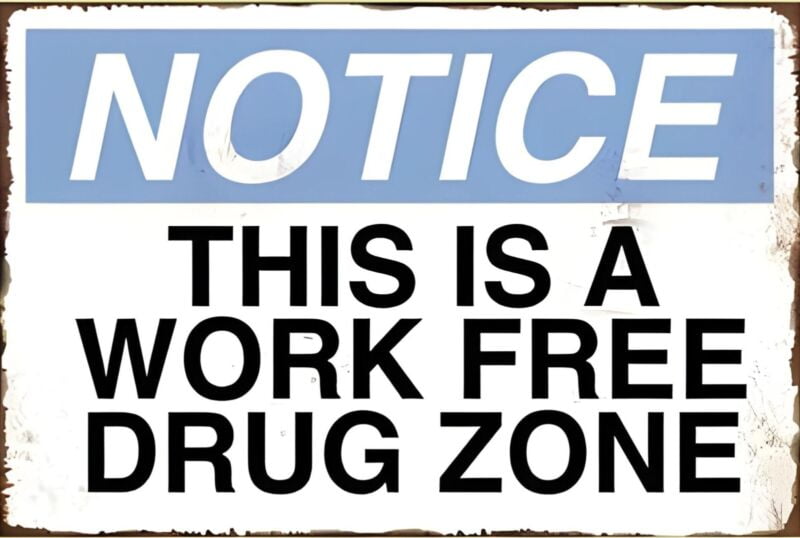 Drug Zone Sign