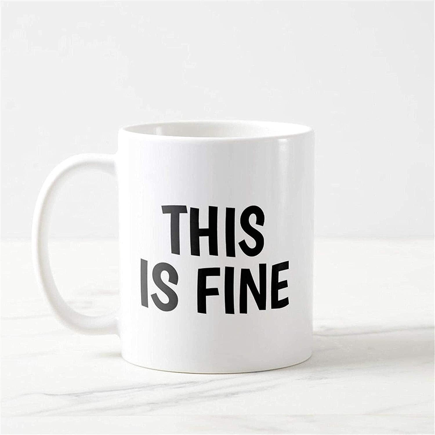 This Is Fine Text Edition This Is Fine Mug This Is Fine Meme Meme Funny ...