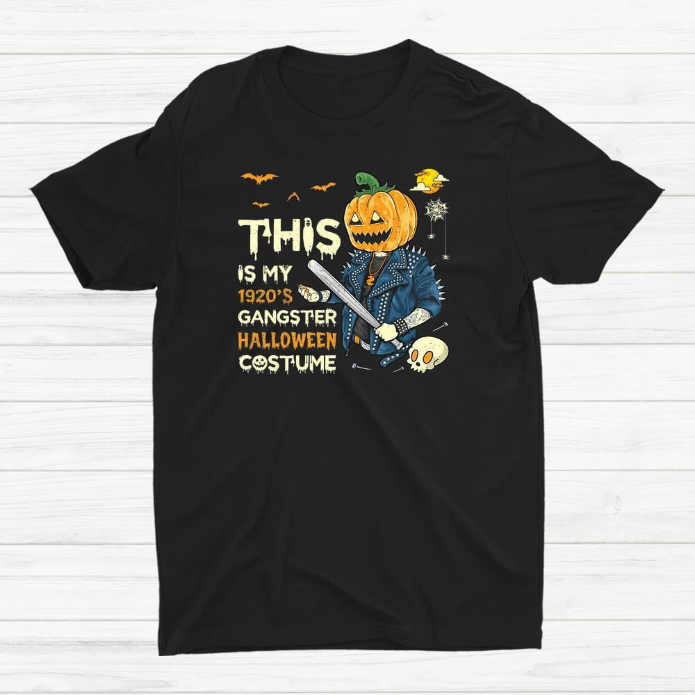 This Is My 1920S Gangster Costume Halloween Mafia Gangster T-shirt Size ...