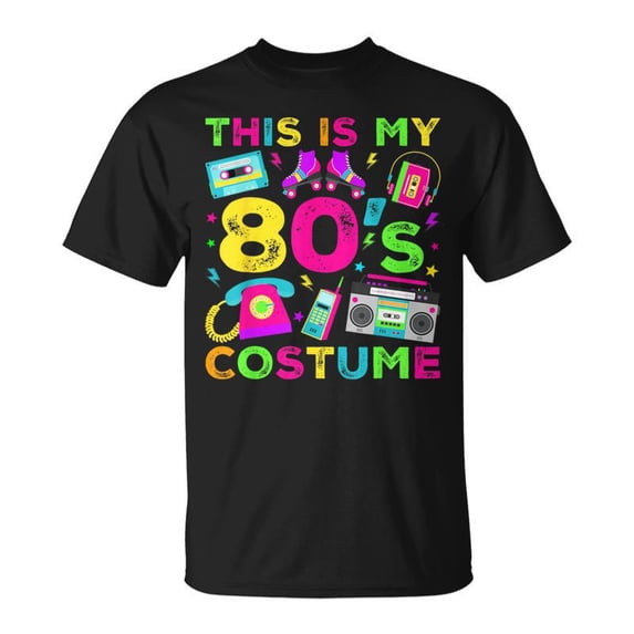 This Is My 80S Costume 80S Style Eighties Retro Party TShirt - Walmart.com