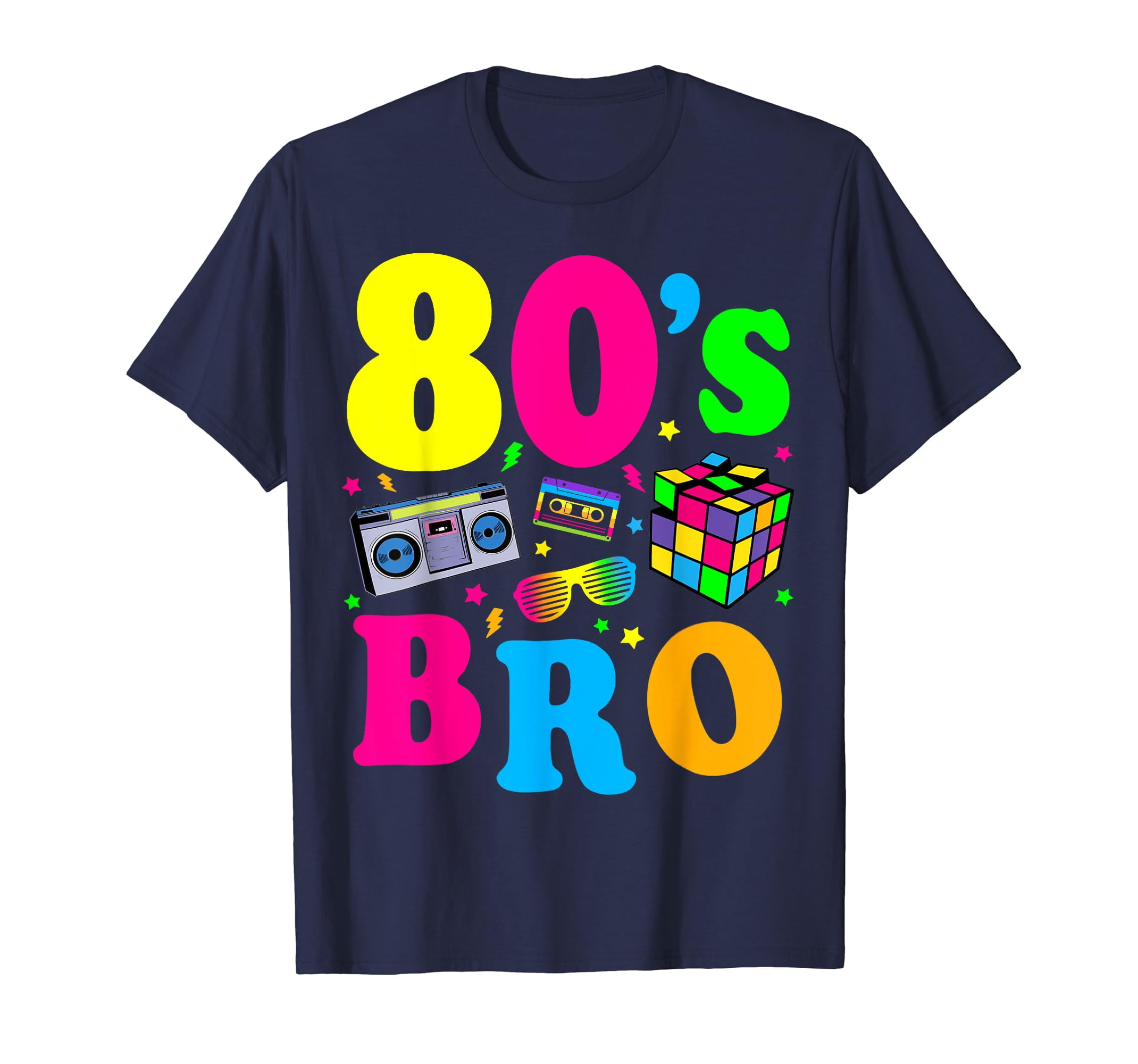 This Is My 80s Bro T-Shirt 80's 90's Party Tee Shirts Funny Cute 80s ...