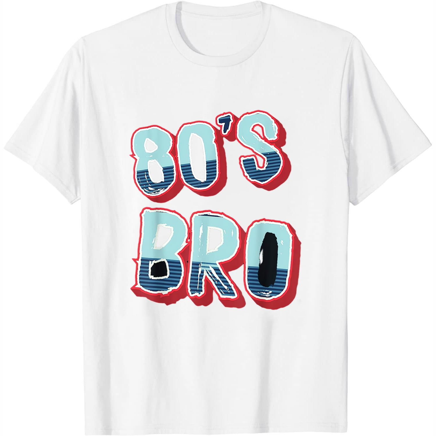 This Is My 80s Bro Tee Gifts Eighties Retro Party Dad T-Shirt White 4X ...