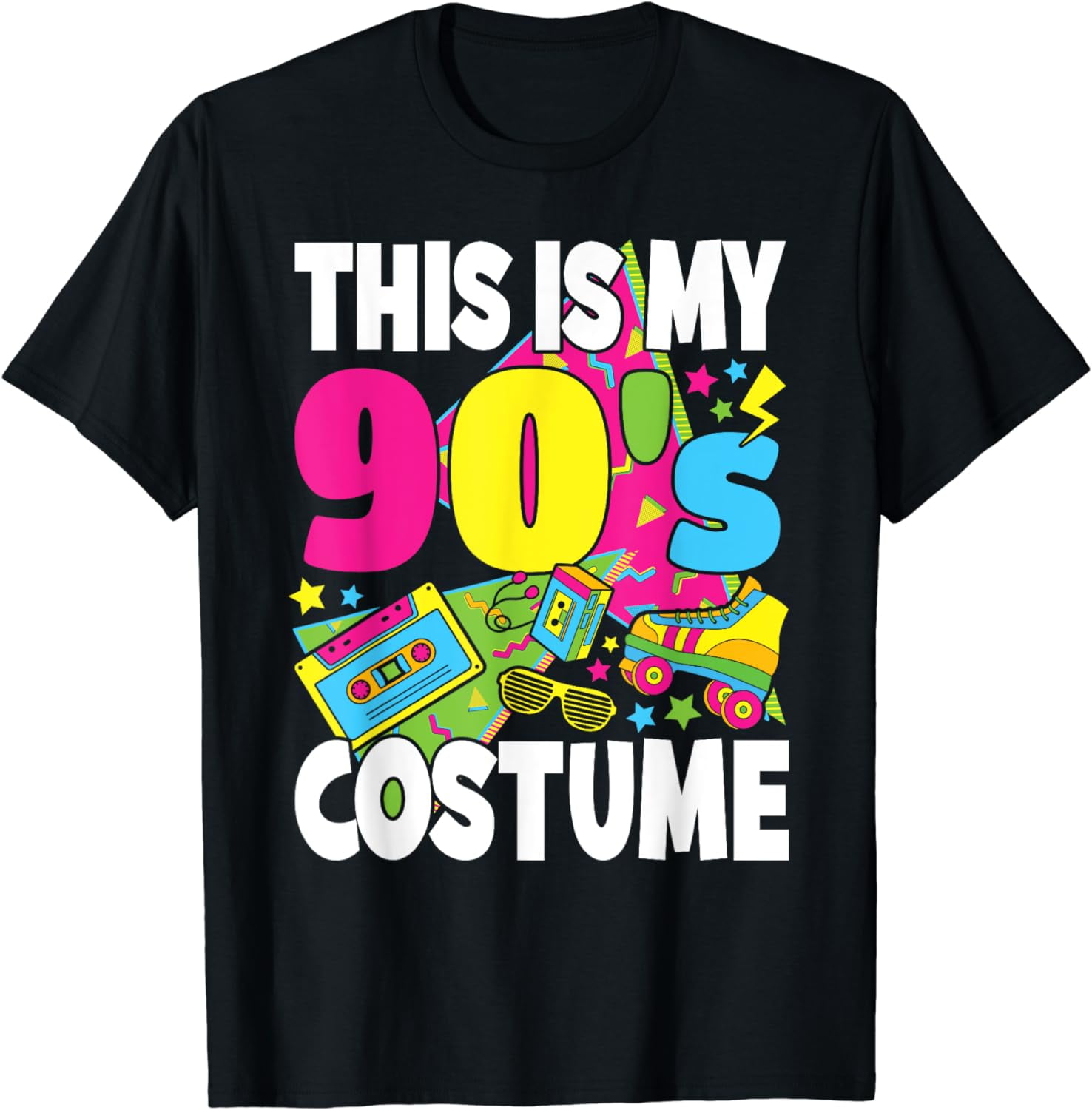 This Is My 90s Costume 90s Theme Outfit Nineties 1990s T-Shirt ...