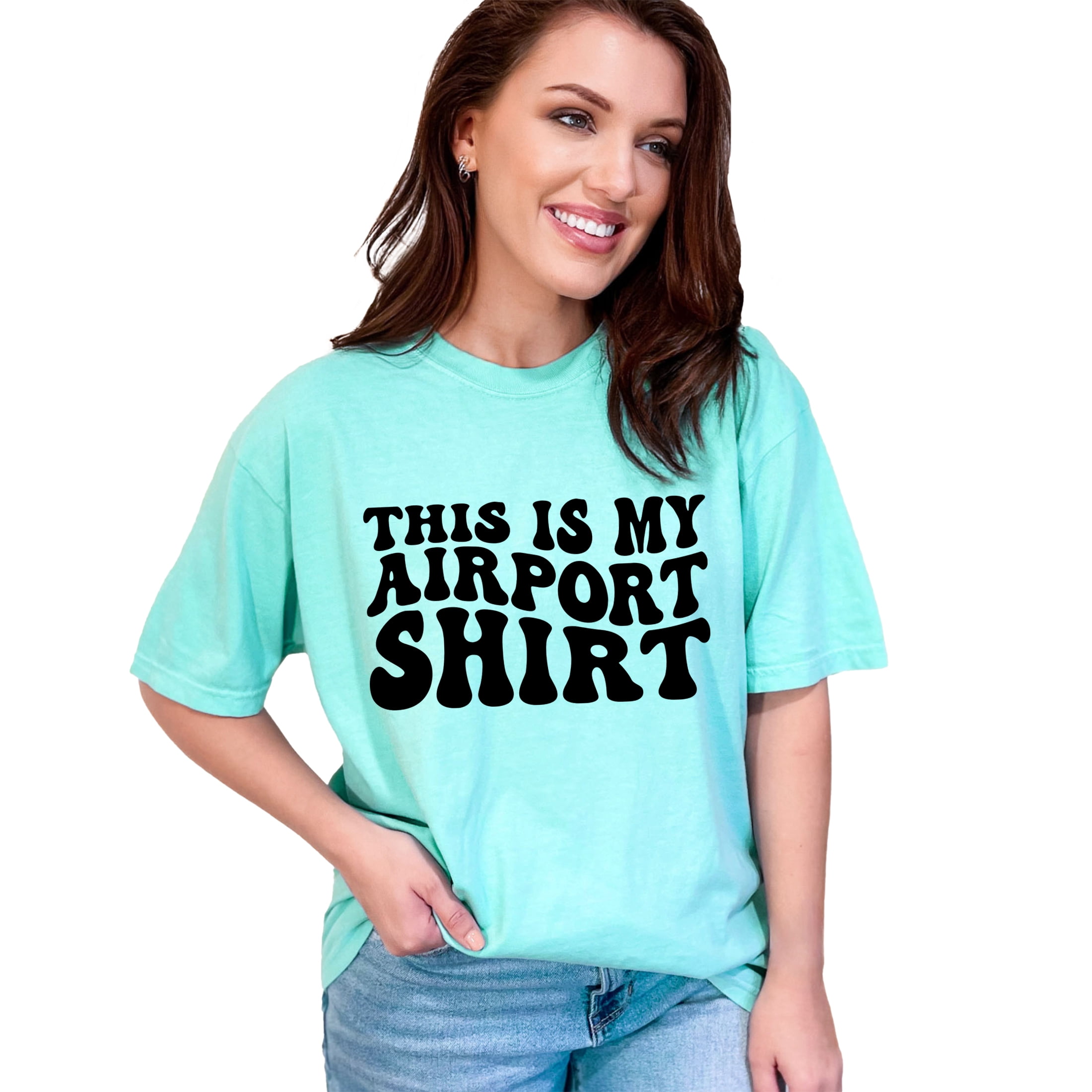 This Is My Airport Shirt, Airline Cabin Crew, Stewardess or Pilot Quote ...