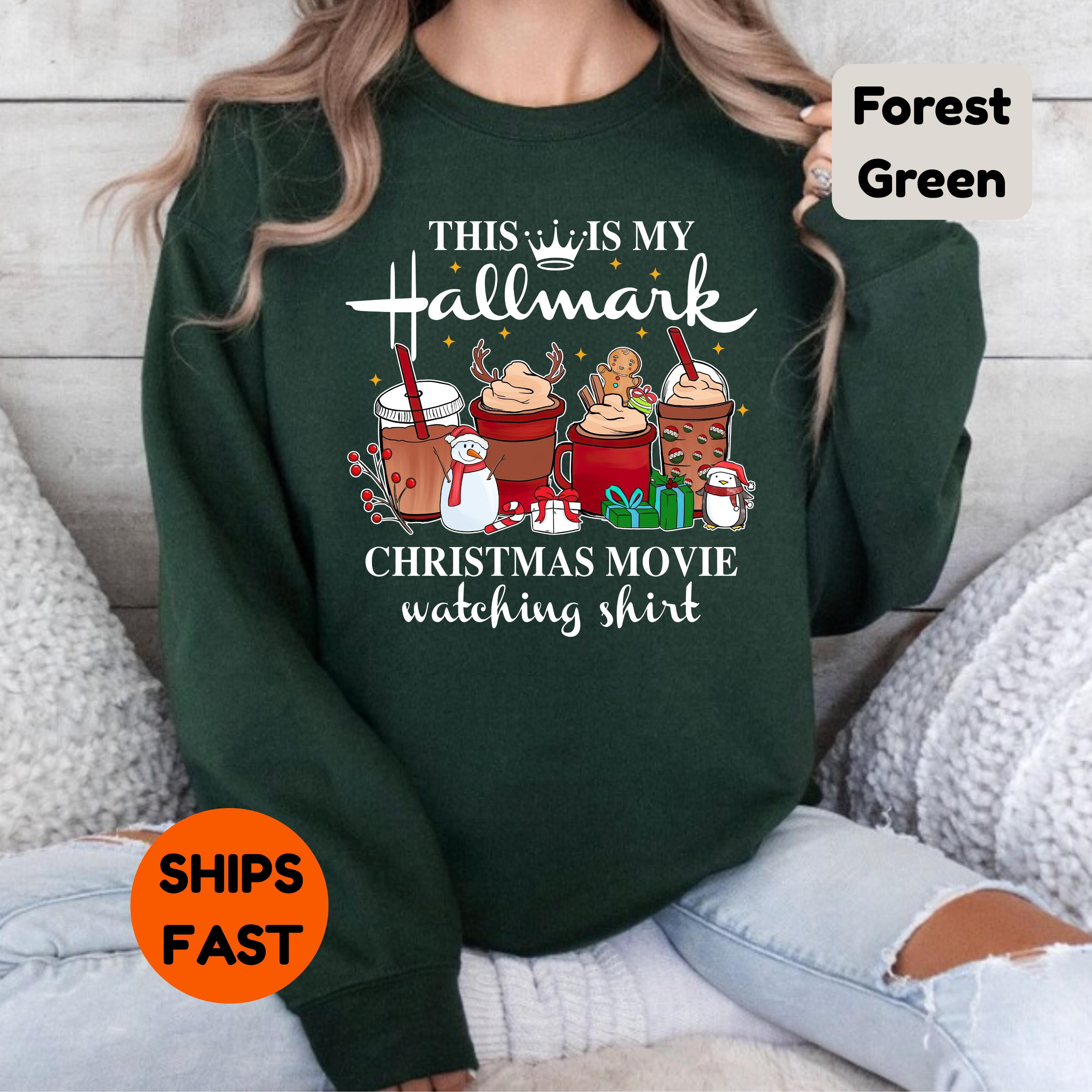 This Is My Hallmark Christmas Movie Watching Sweatshirt, Gift For Her ...