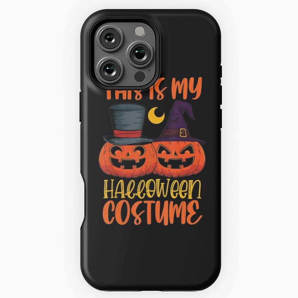 This Is My Halloween Costume Funny Pumpkin Phone Case for iPhone 16 15 ...