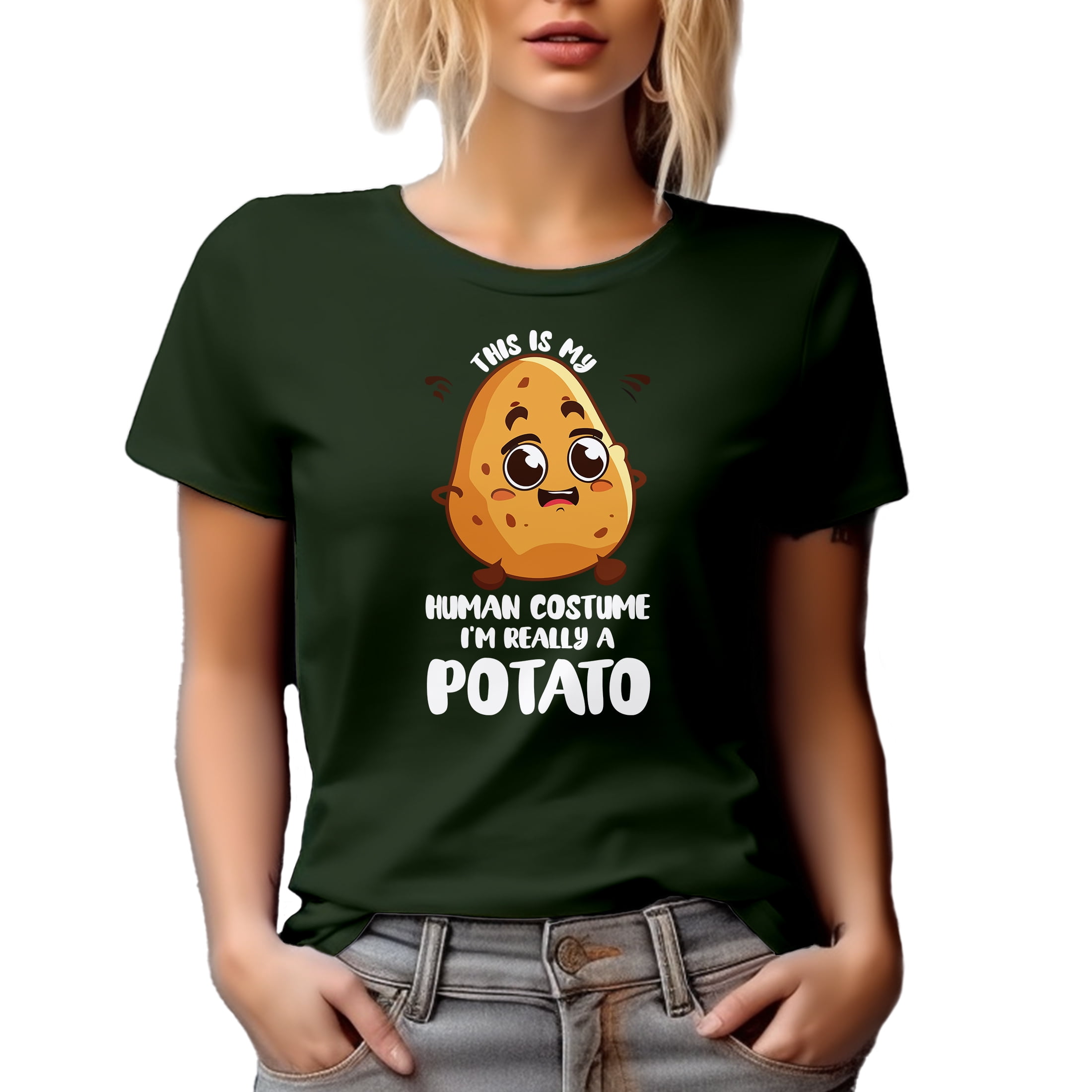 This Is My Human Costume, I'm Really a Potato - Witty Costume Party ...