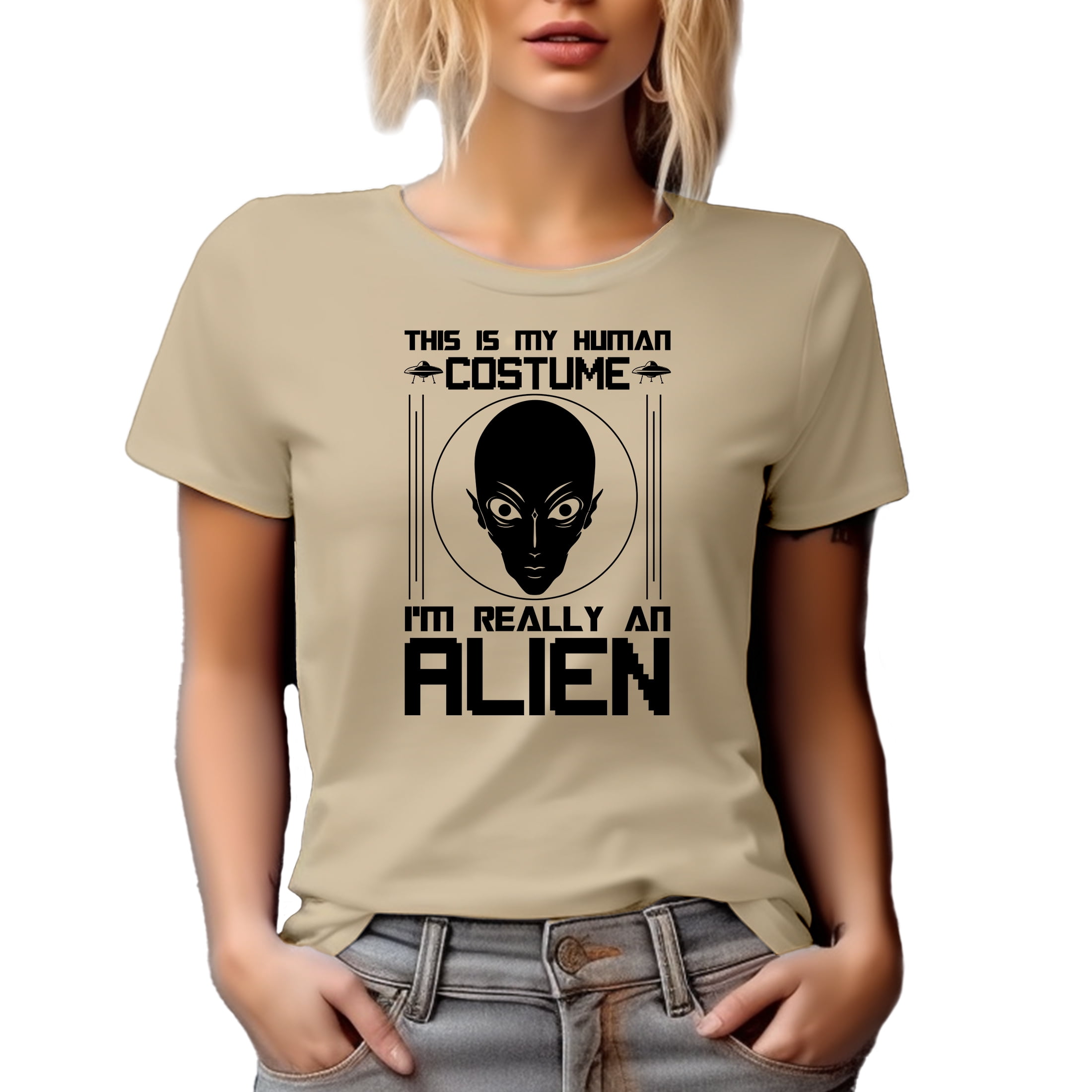 This Is My Human Costume, I'm Really an Alien, Witty Costume Party ...