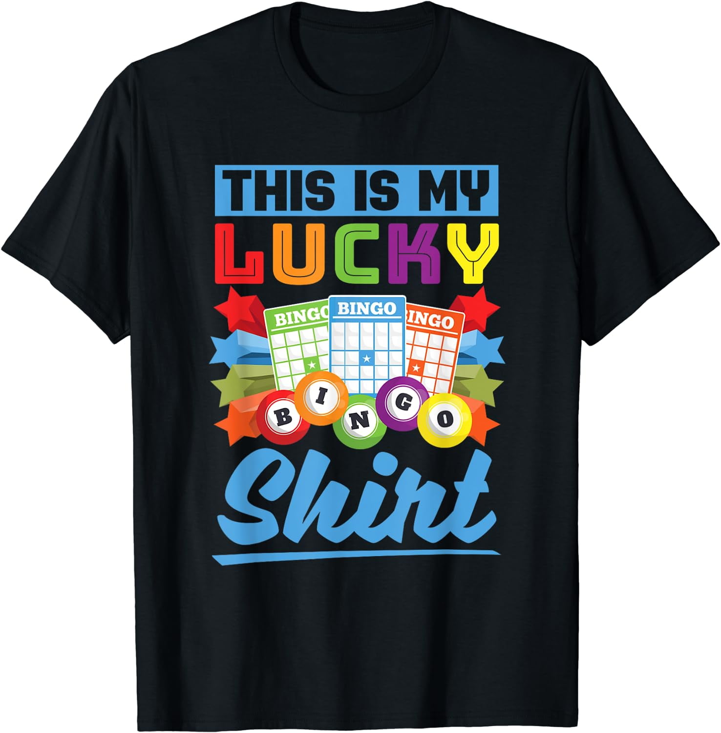 This Is My Lucky Bingo Shirt Bingo Player Funny Bingo T-Shirt - Walmart.com