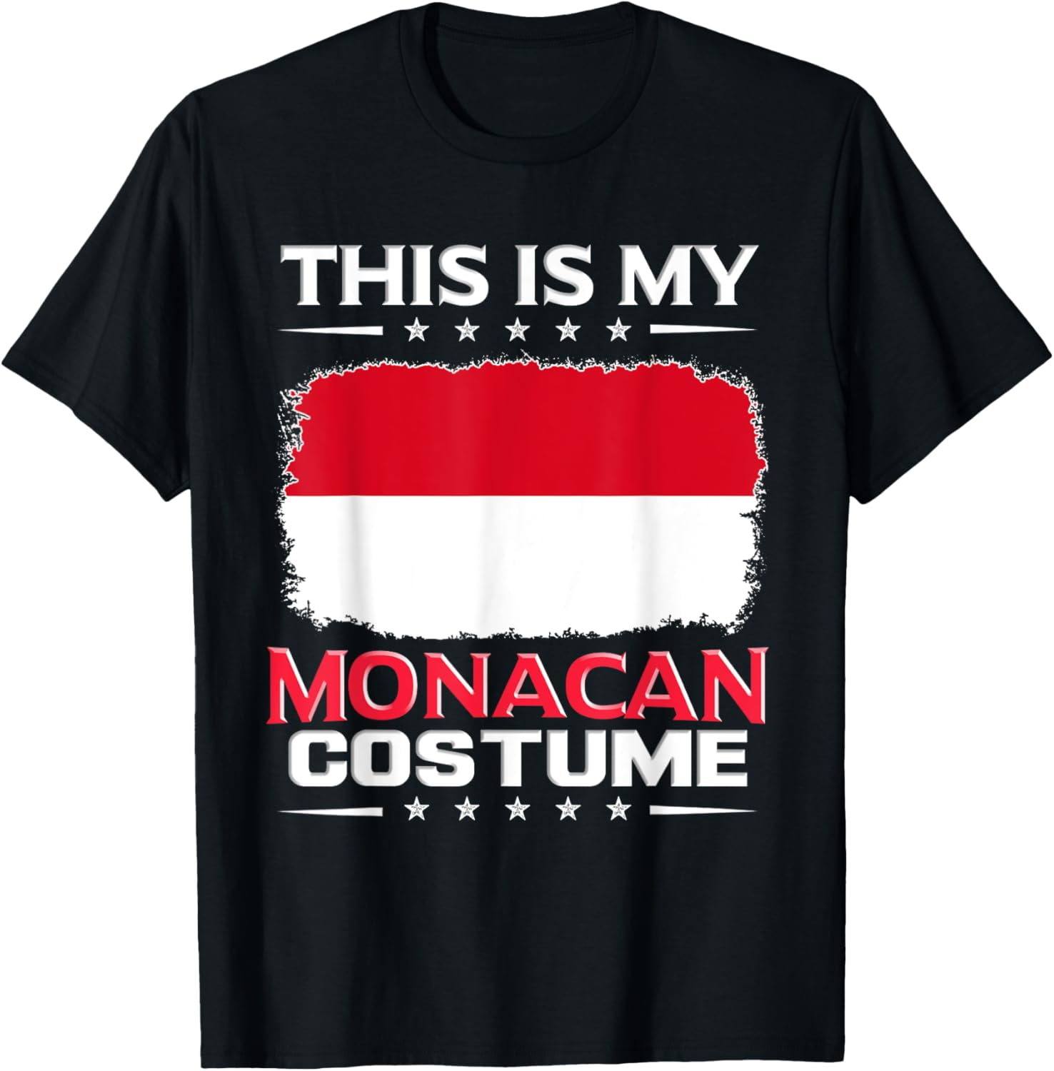 This Is My Monacan Costume Monaco T-Shirt - Walmart.com