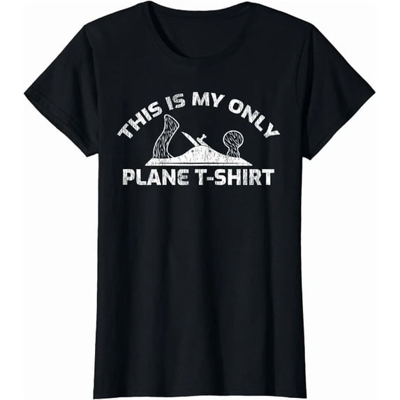 This Is My Plane Wood Planer Carpentry T-Shirt - Walmart.com