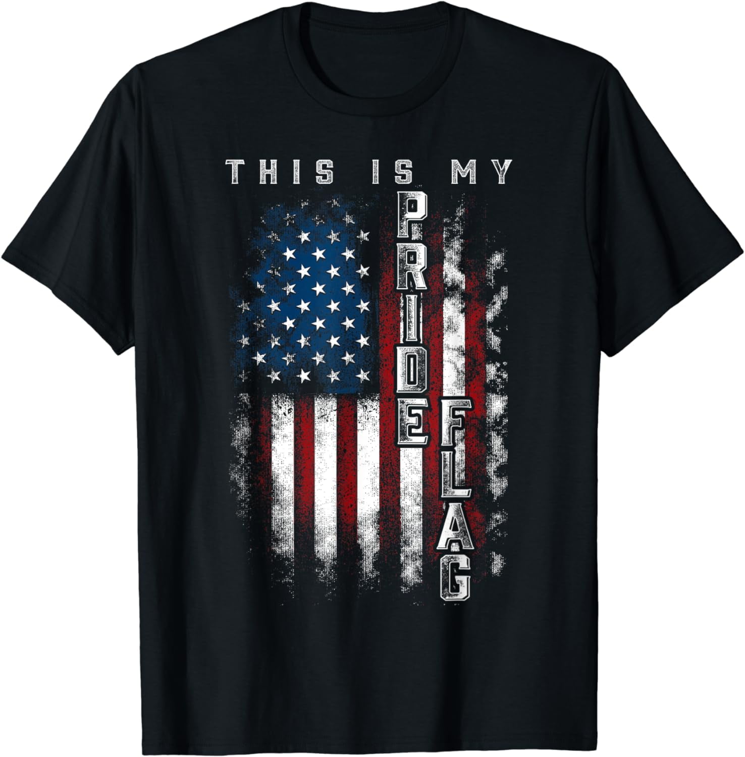 This Is My Pride Flag Shirt, Patriotic 4th Of July T-Shirt - Walmart.com