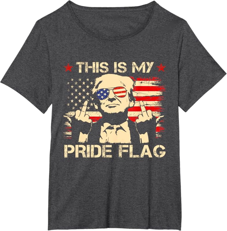 This Is My Pride Flag USA American 4th Of July Patriotic T-Shirt ...