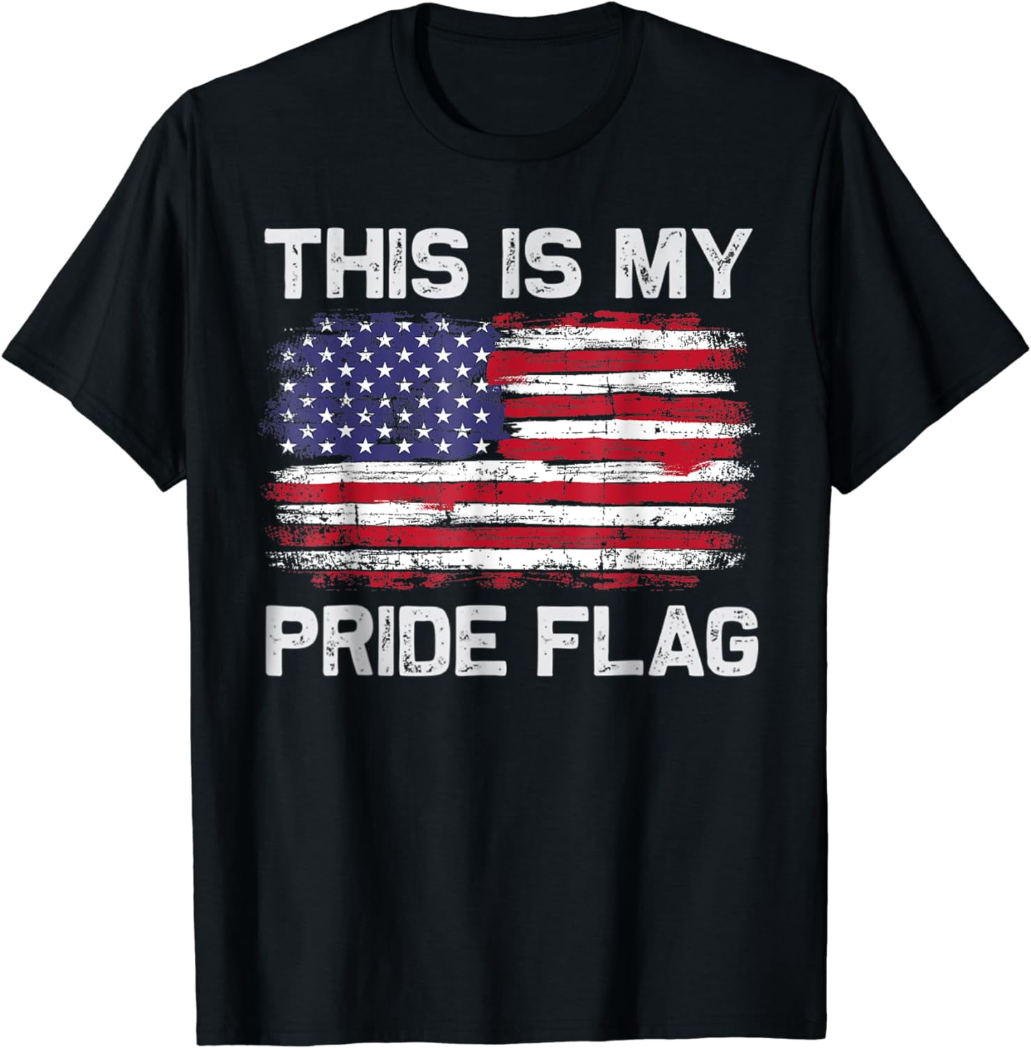 This Is My Pride Flag USA American 4th of July Patriotic T-Shirt ...